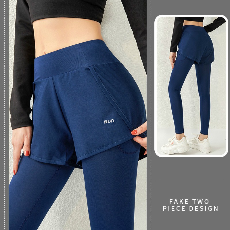 Plus Size Seluar Sukan Wanita Yoga Pants Pocket Sports Pants Women ...