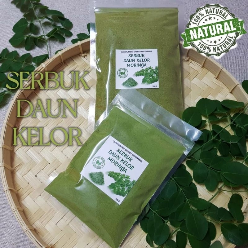 Serbuk Daun Kelor (100% Pure/Moringa Oleifera/Tanpa Campuran) | Shopee Malaysia
