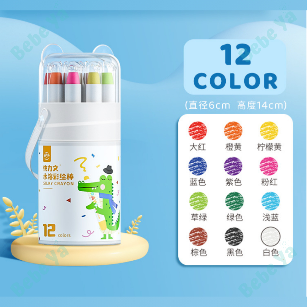 Enmy 48 Colour Crayon For Kids- Washable Non Toxic Colouring Painting ...