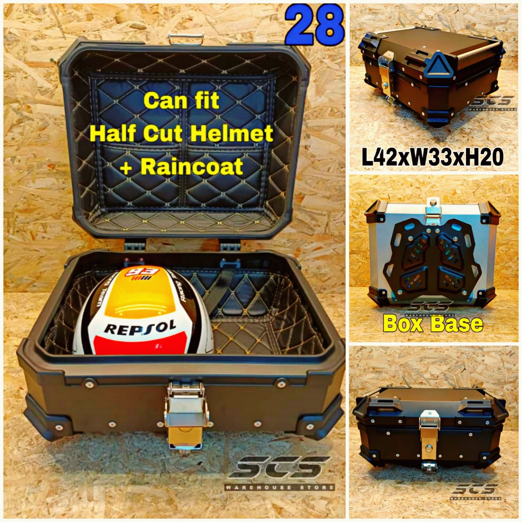 Top Box Aluminum Alloy 28L Accessories Motor Y16ZR RS150 MT09 KTM VF3i ...