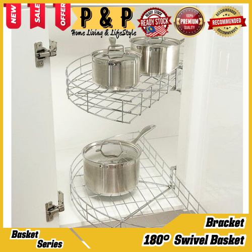 180 Degree Swivel Basket With >>Bracket