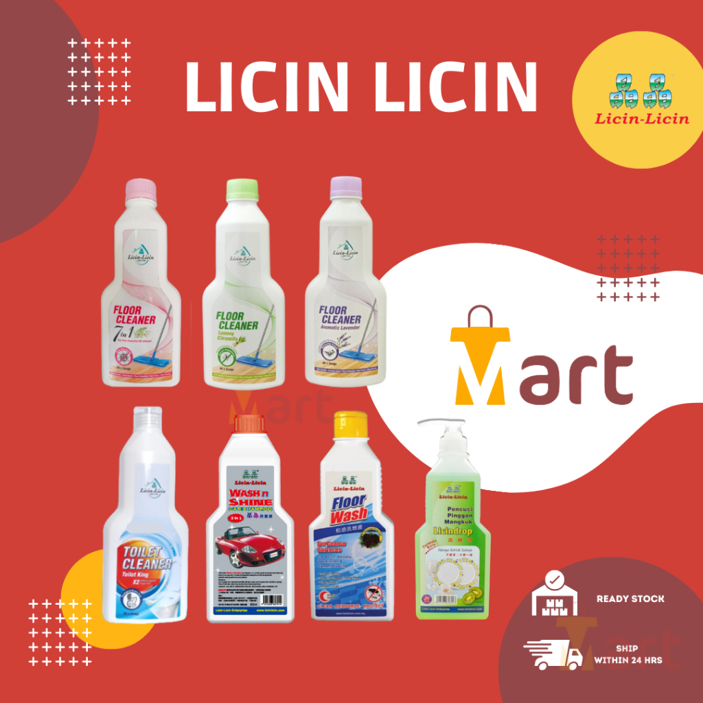 Mart.com Licin Licin 7 in 1 Floor Cleaner /Serai Wangi /Lavender ...