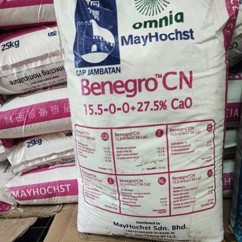 1Kg Calcium Nitrate Agriculture Grade Fertigasi Fertilizer CN ...
