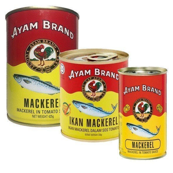 AYAM BRAND MACKEREL IN TOMATO SAUCE 155G/230G/425G | Shopee Malaysia