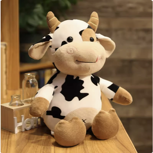 Cow doll cow plush toy cute rag doll doll bed sleeping girl pillow ...