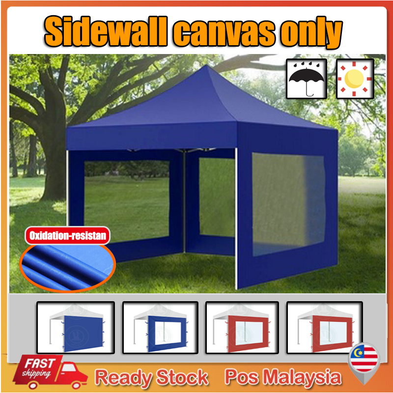 Sidewall Only for 10 x 10 Canopy Tent PVC Canvas Extension Side Wall ...