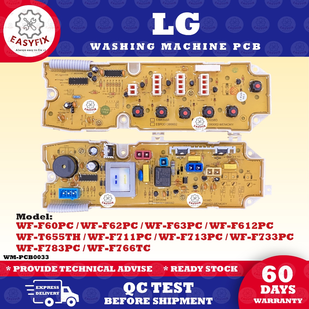 WF-F60PC WF-F711PC WF-F766TC WF-F62PC WF-F63PC WF-T655TH LG WASHING ...