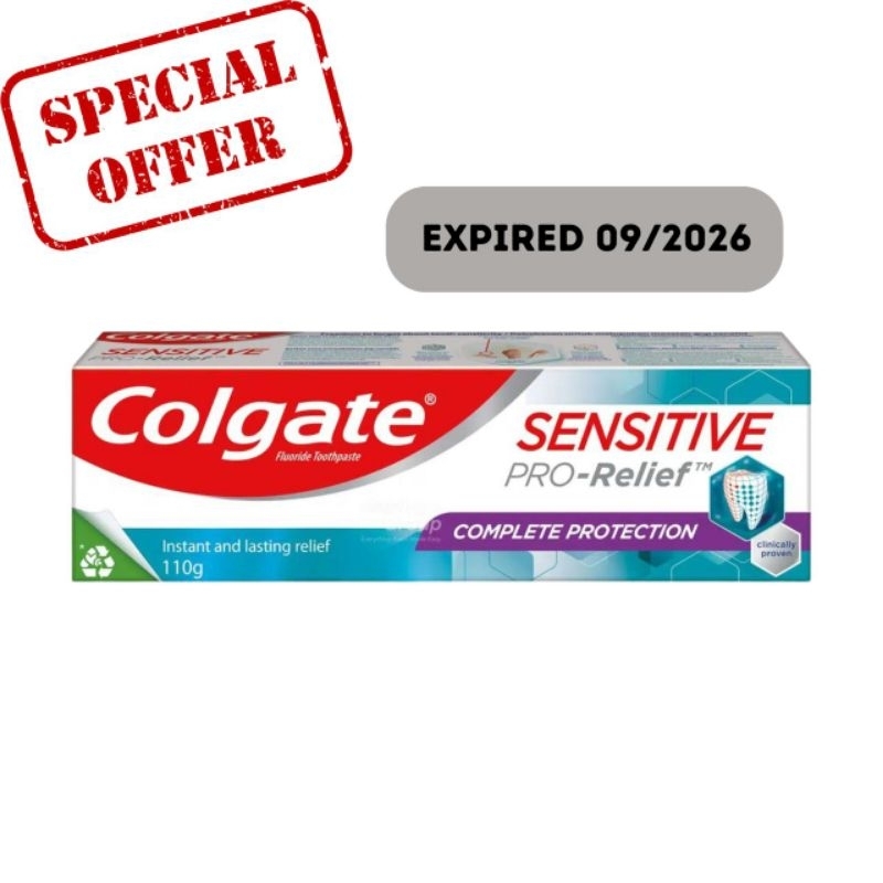Colgate Sensitive Pro-relief Complete Protection 110g | Shopee Malaysia