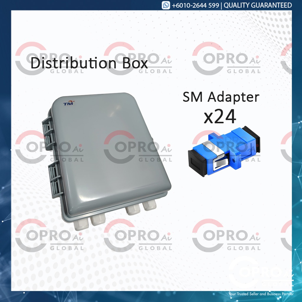 24 Port Fiber Optic FTTH Termination Box (FTB) / Distribution Box ...