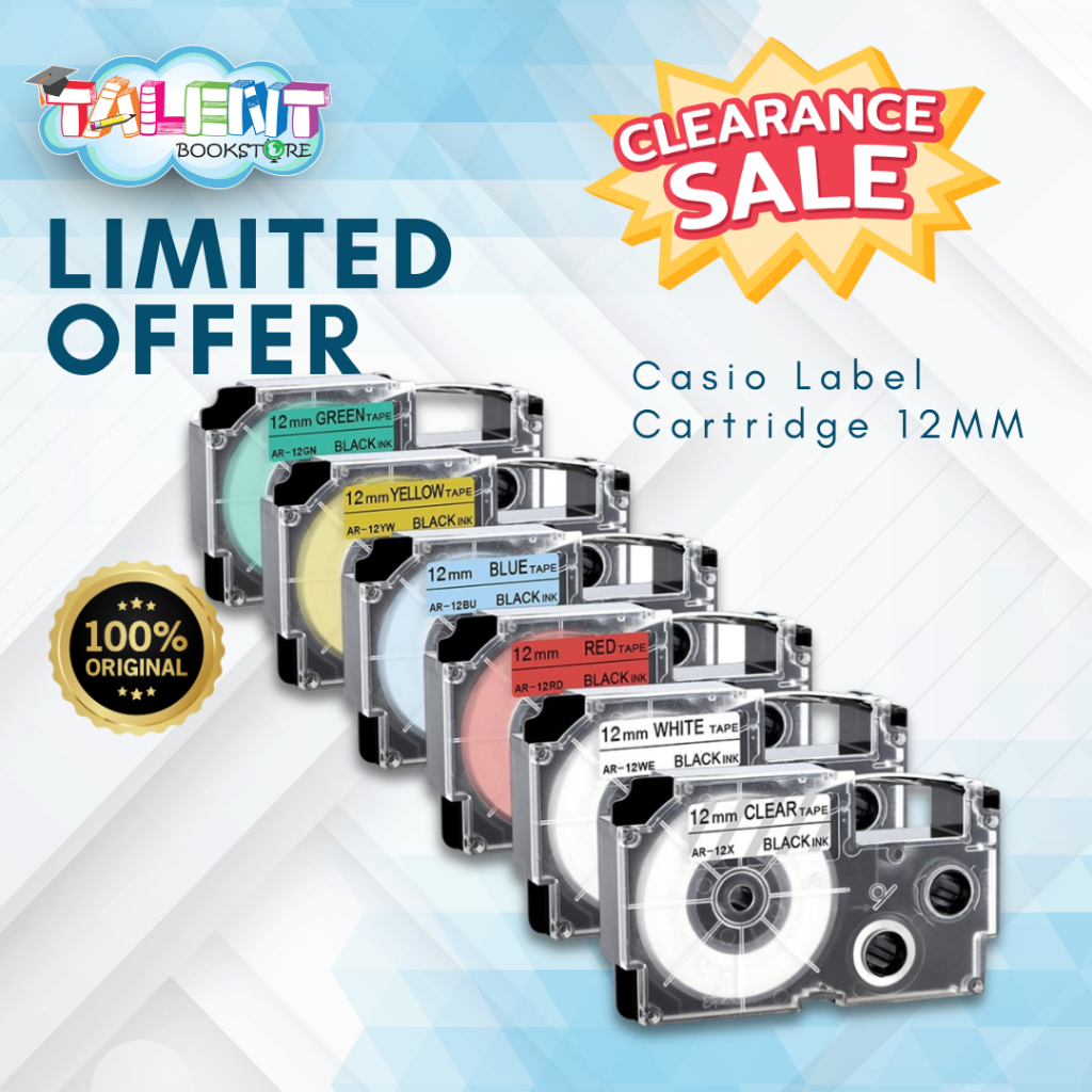 Casio Label Cartridge 12MM | Shopee Malaysia