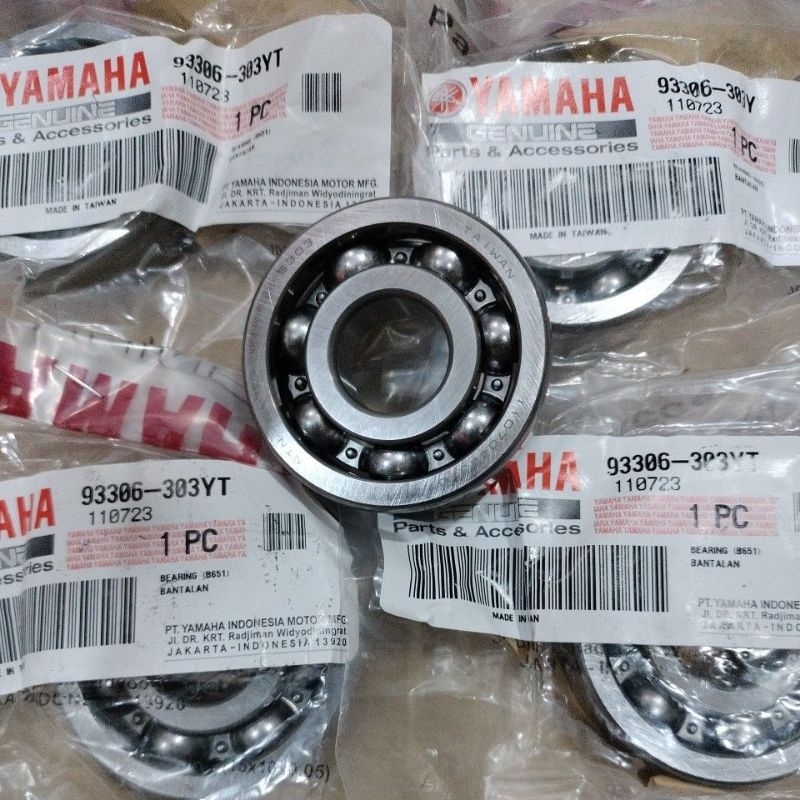 NVX NMAX XMAX BEARING REAR AXLE DRIVE WHEEL SHAFT ORIGINAL YAMAHA ...