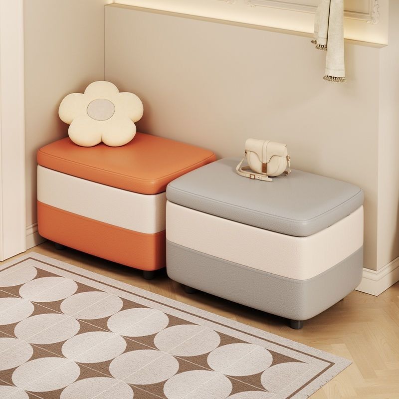 Toy Storage Living Room Sofa Stool Simple Storage Stool Sitting Space ...