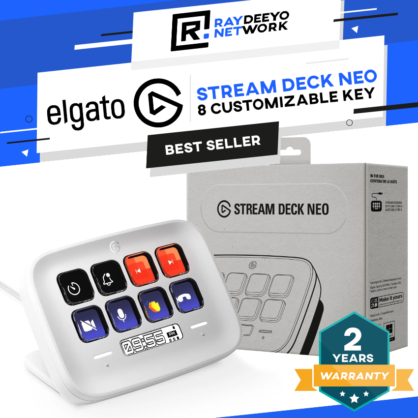 Elgato Stream Deck Series 6 8 15 32 Lcd Keys Streaming Content Controller Streamdeck Neo
