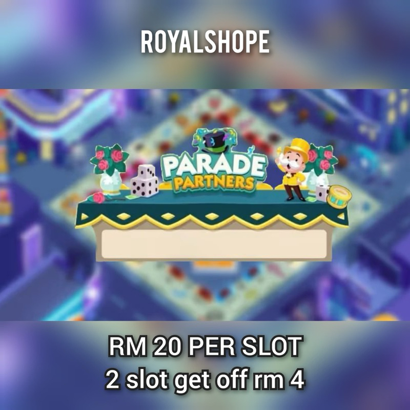 Monopoly Go Slot Partner Murah (CLOSED) | Shopee Malaysia