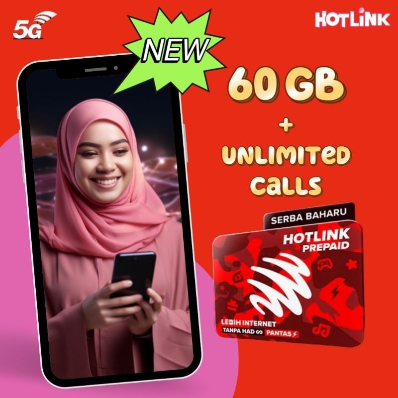 Hotlink Prepaid Simcard 4G 5G | Shopee Malaysia