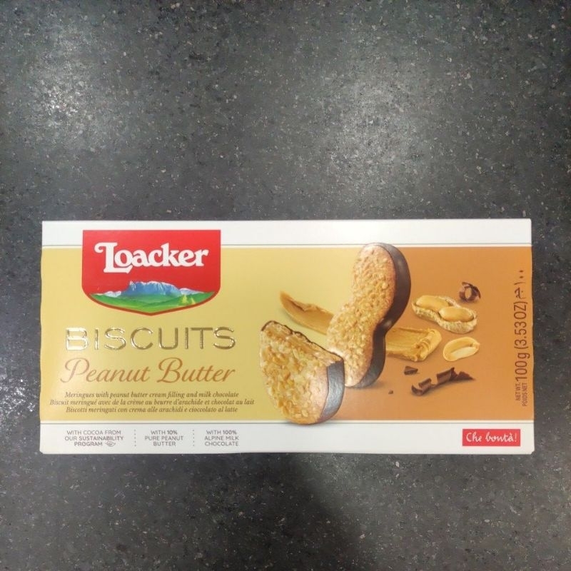 Loacker Patisserie 100g/Loacker Biscuits Peanut butter | Shopee Malaysia