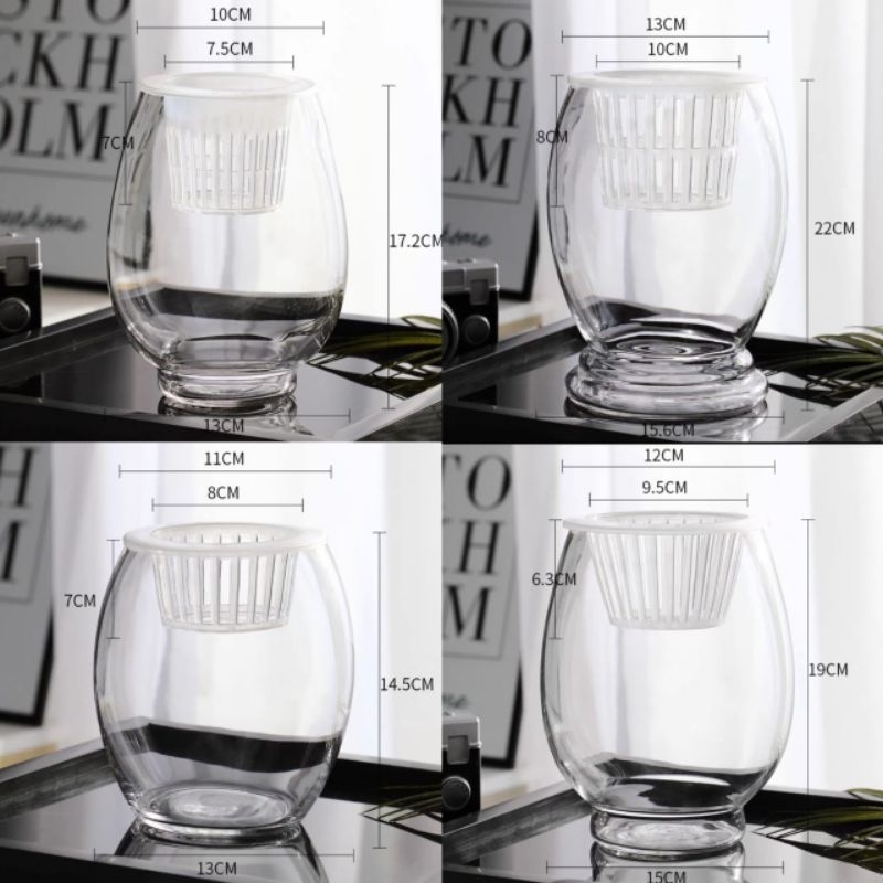 GLASS POT FISH TANK PASU KACA PASU IKAN WATER POT | Shopee Malaysia