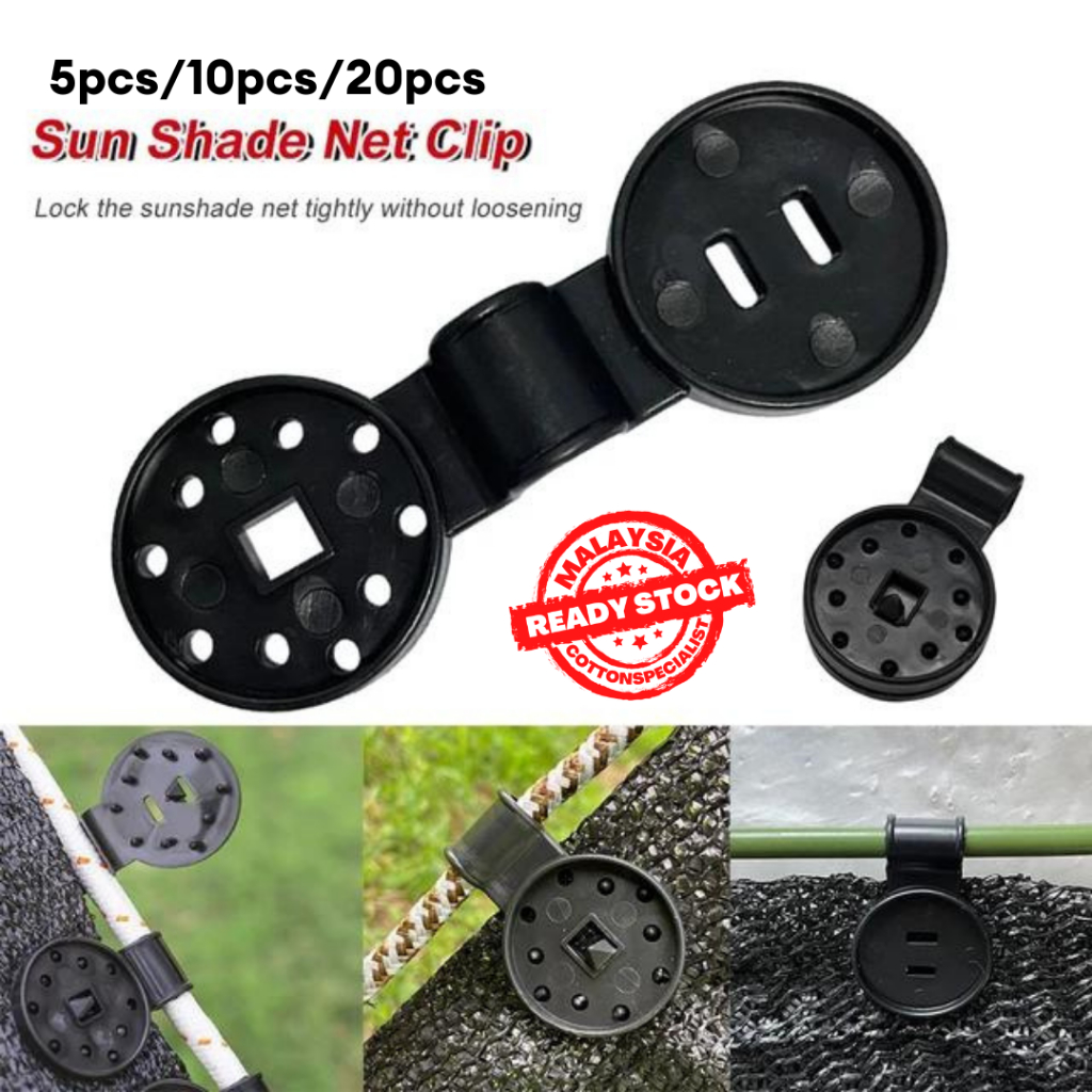 [ READY STOCK ] Round Shade Net Clips Sunshade Net Fixing Clip Reusable ...