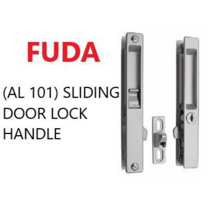 FUDA AL101 Sliding Door Lock/ Kunci Pintu Kaca Gelangsar | Shopee Malaysia
