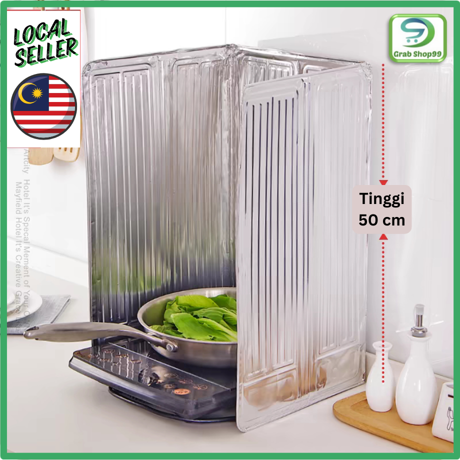 3 Sides Oil Splash Guard Aluminum Foil Stove Shield Oil Splatter Screen ...