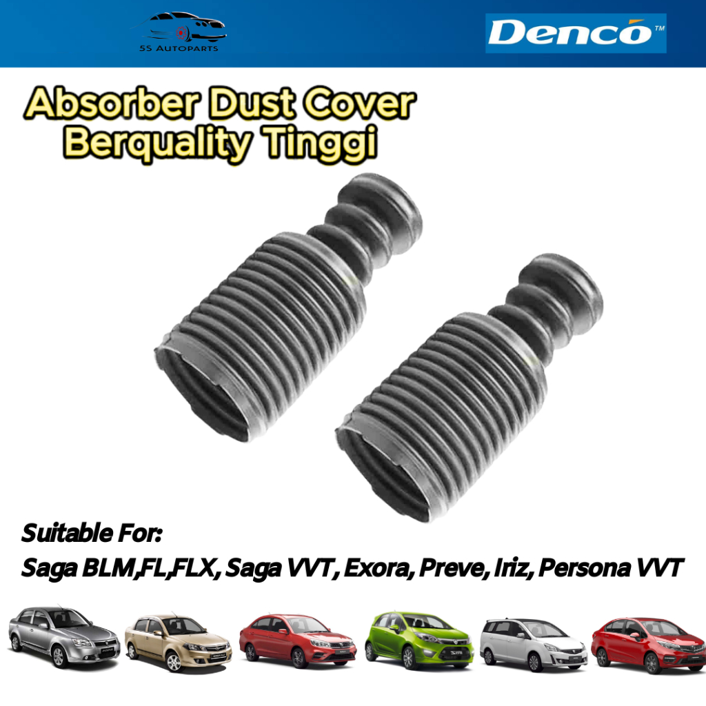 Denco Front(Depan) Absorber Boot/Dust Cover(2 PCS) For Proton Saga BLM ...