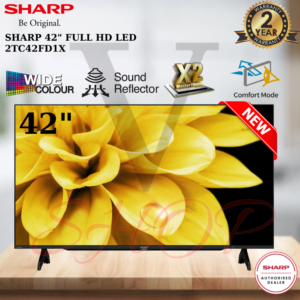 SHARP 42 INCH FULL HD LED TV 2TC42FD1X [NEW MODEL] || 2TC42BD1X ...