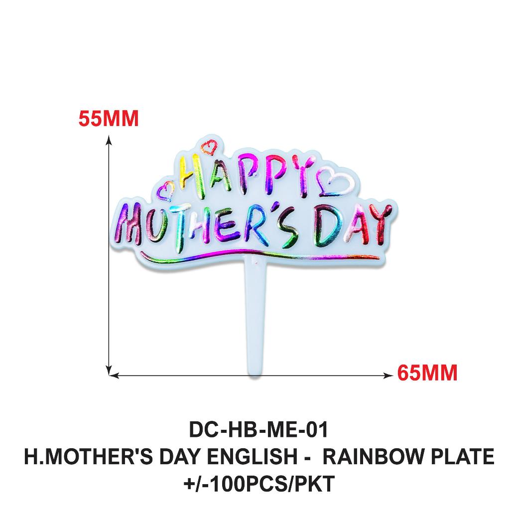 Happy Mother's Day and Happy Father's Day Letters Mini Cake Topper ...
