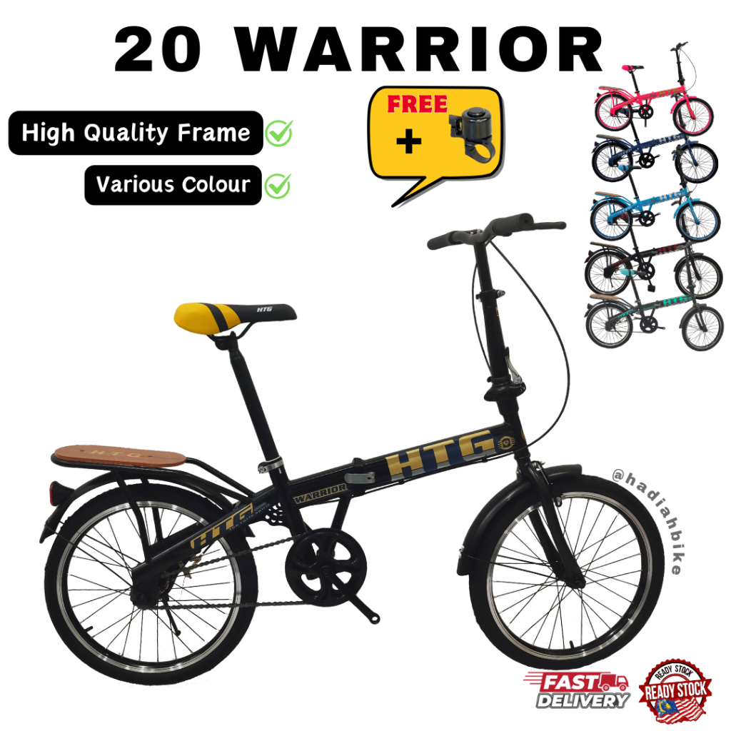 20 INCH & 16 INCH WARRIOR [FOLDING BICYCLE] IN VARIOUS COLOR | Shopee ...