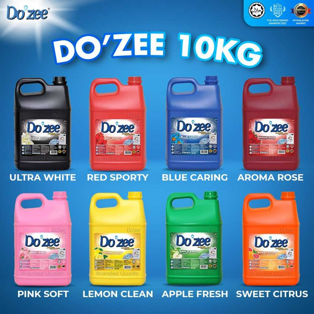 DOZEE 10KG LAUNDRY DETERGENT DOZEE SABUN PENCUCI PAKAIAN SABUN BASUH ...
