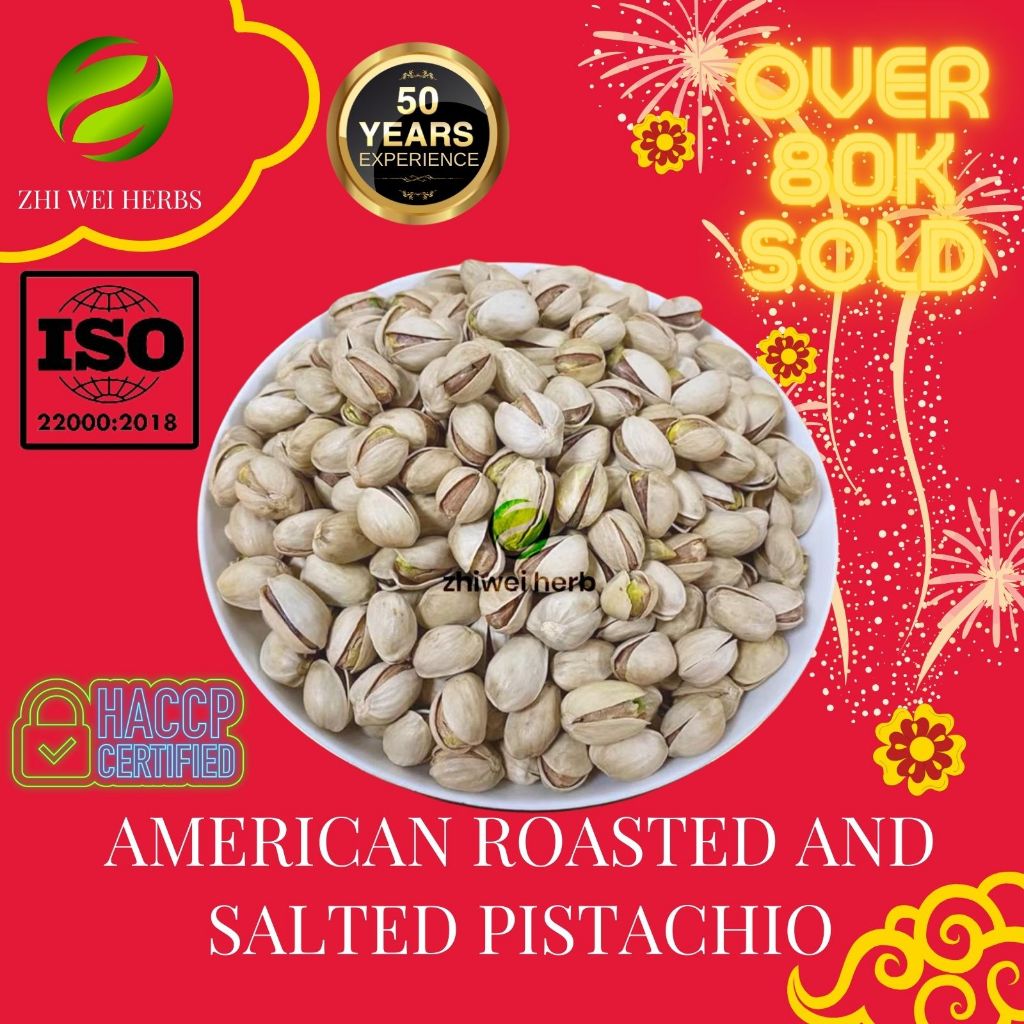 【American Pistachio】1KG Original Salted Pistachio Nut / Kacang Cerdik ...