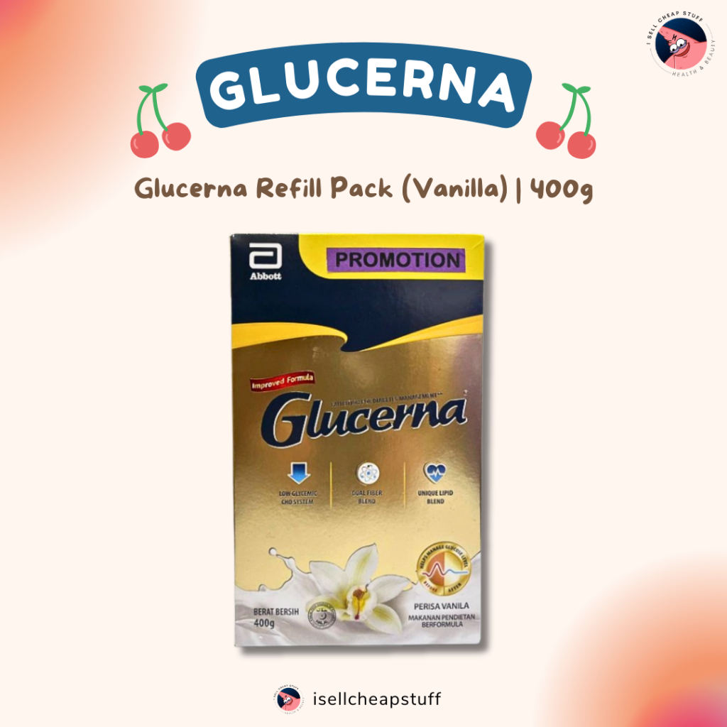 [EXP 02/2026] Glucerna Refill Pack Vanilla 400g | Shopee Malaysia