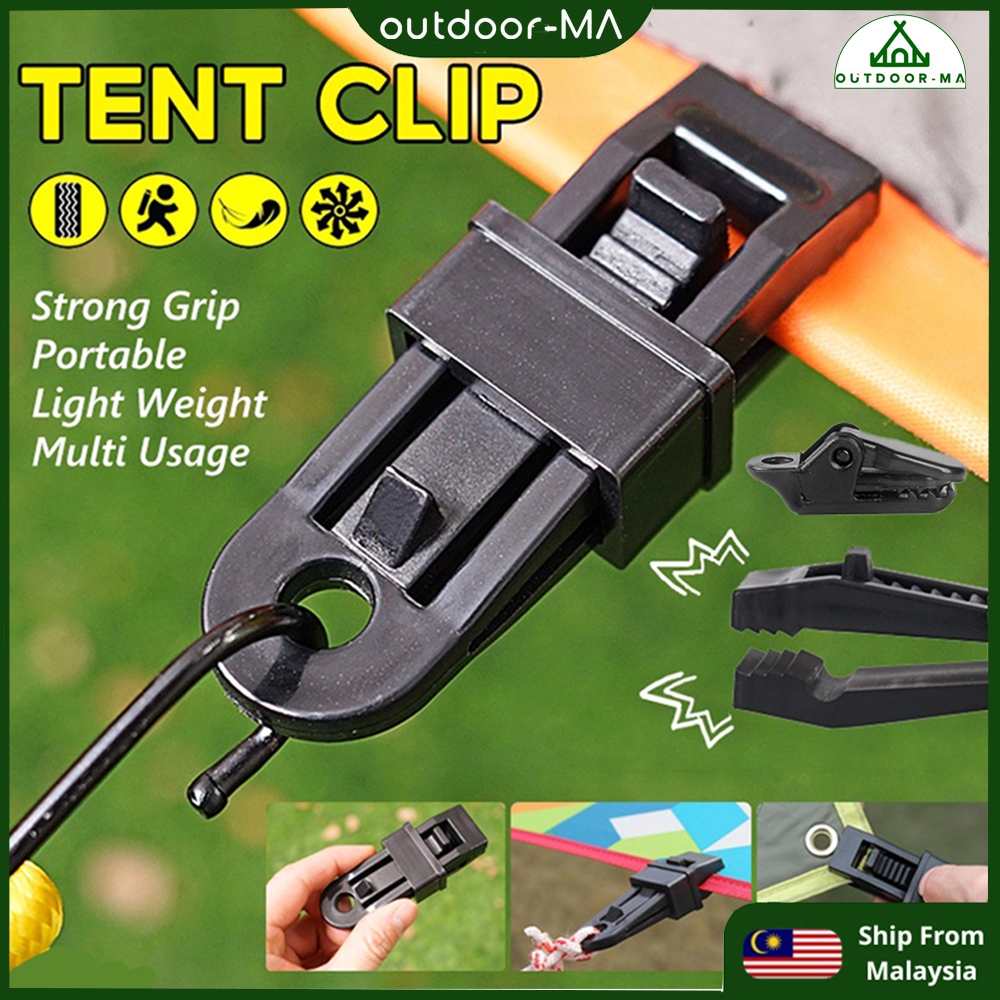 Flysheet Clip Camping Tent Clip Fly Tarp Clamp Tarpaulin Clips Canvas ...