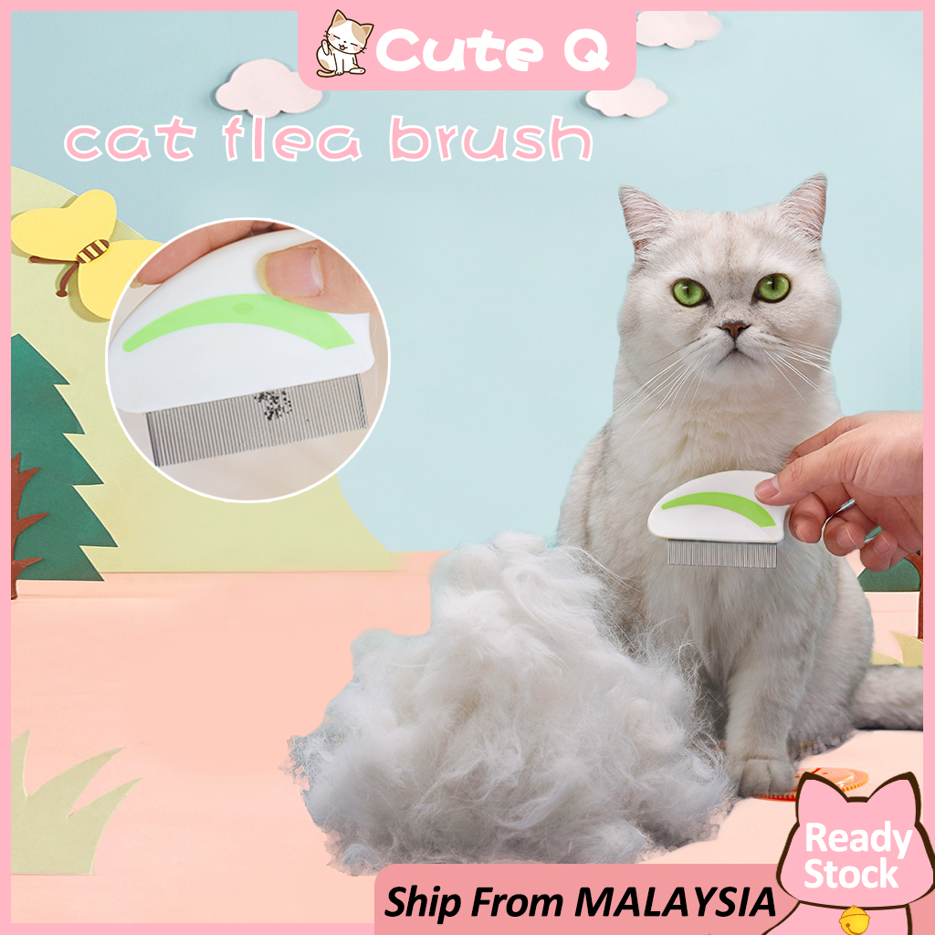 Pet comb Cat flea comb to remove floating hair mouth hair black chin ...