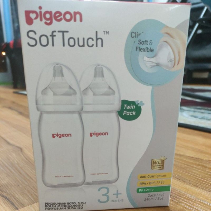 Pigeon soft touch twin pack ,8oz- 240ml | Shopee Malaysia