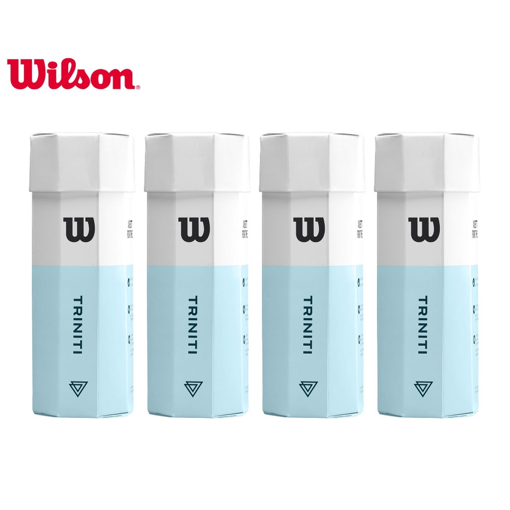 (3 Cans Free 1) Wilson Triniti Tennis Balls 3 Ball Per Can WRT125200 ...