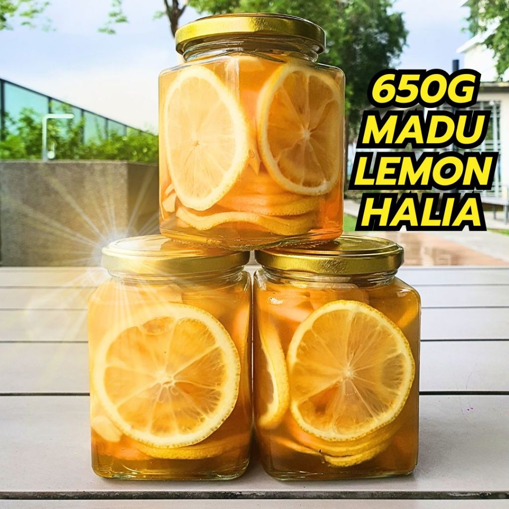 MADU LEMON HALIA / HONEY LEMON GINGER membantu cegah selesema, demam ...
