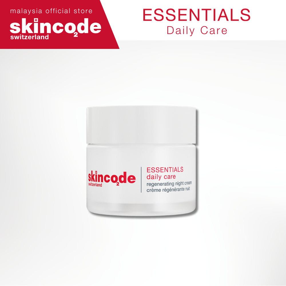 Skincode ESSENTIALS Daily Care Regenerating Night Cream (50ml) | Shopee ...
