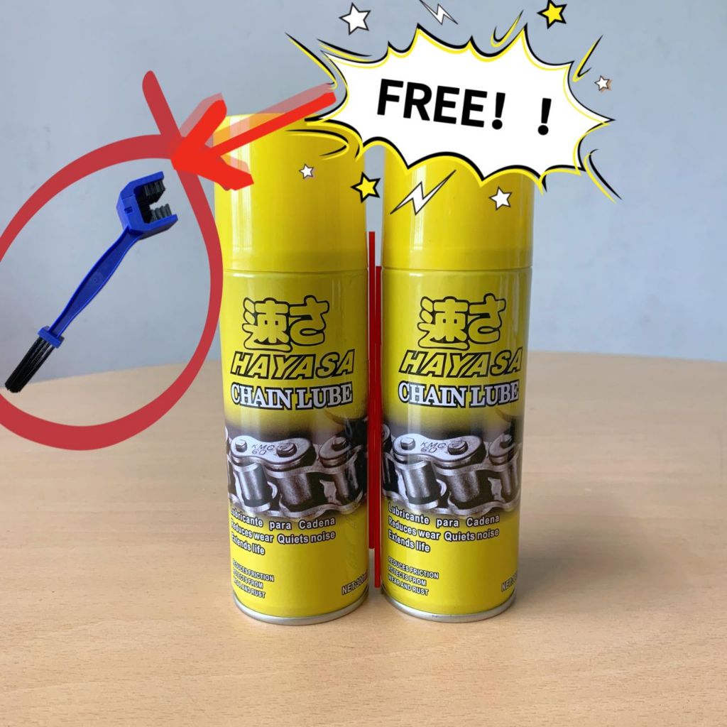 GET FREE GIFT!!!!!!!!! HAYASA CHAIN LUBE CHAIN LUBE BUY TWO HAYASA ...
