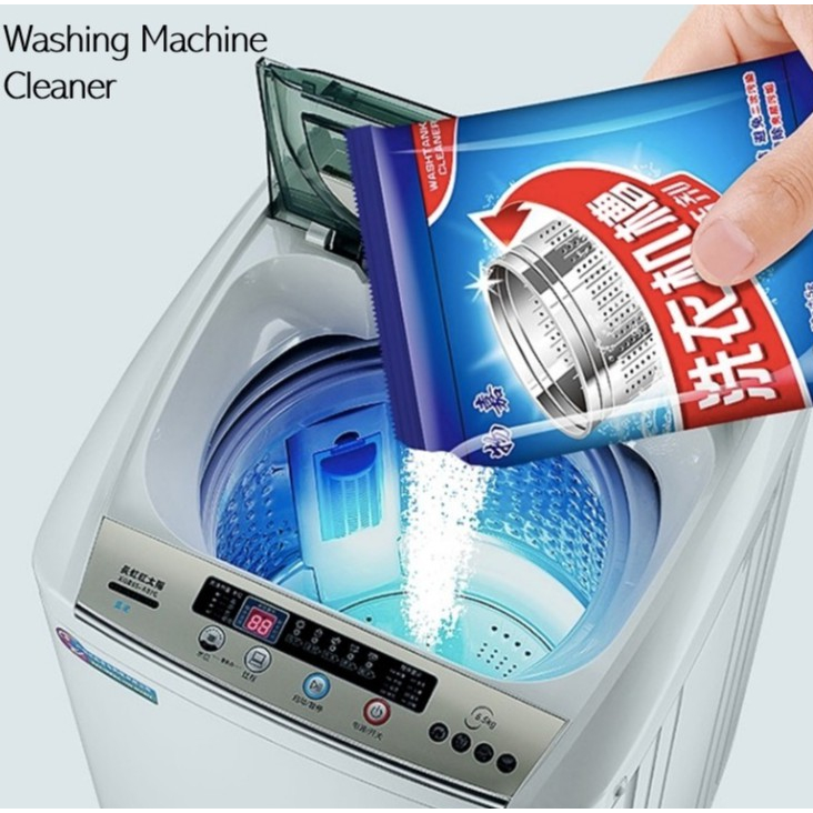 100g Washing Machine Tank Cleaner Detergent Powder Removal Internal ...