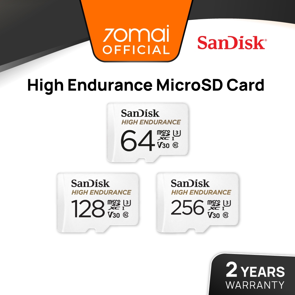 Sandisk High Endurance Micro SD Card Class 10 U3 V30 Memory Card ...