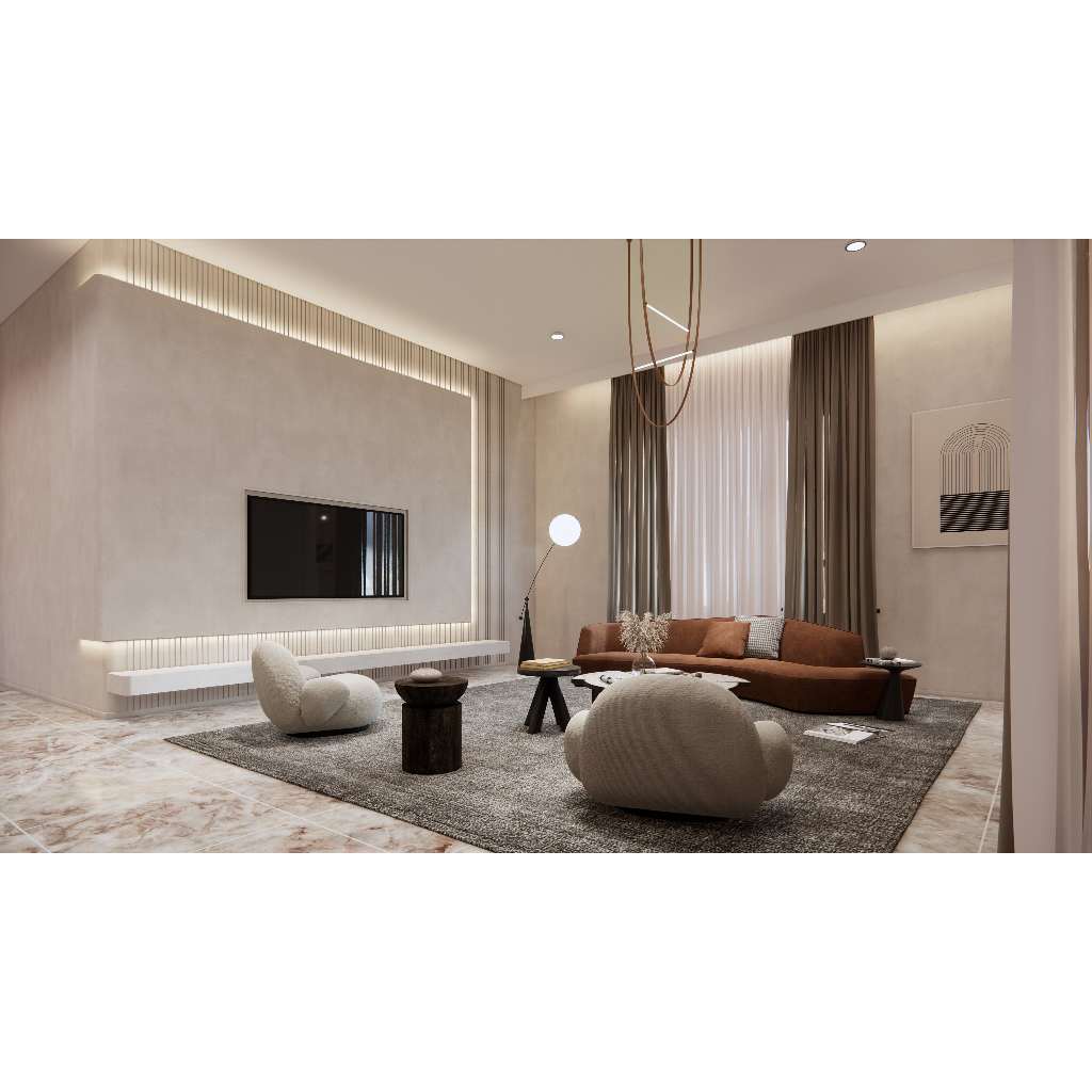 Enscape Ready Scene | Sketchup Pro 2021 | Double Storey Interior Design ...
