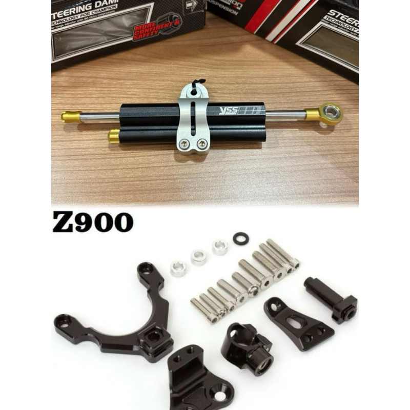 Z900 YSS STEERING DAMPER PLATINIUM FOR Z900 ORIGINAL YSS DAMPER Z900 ...