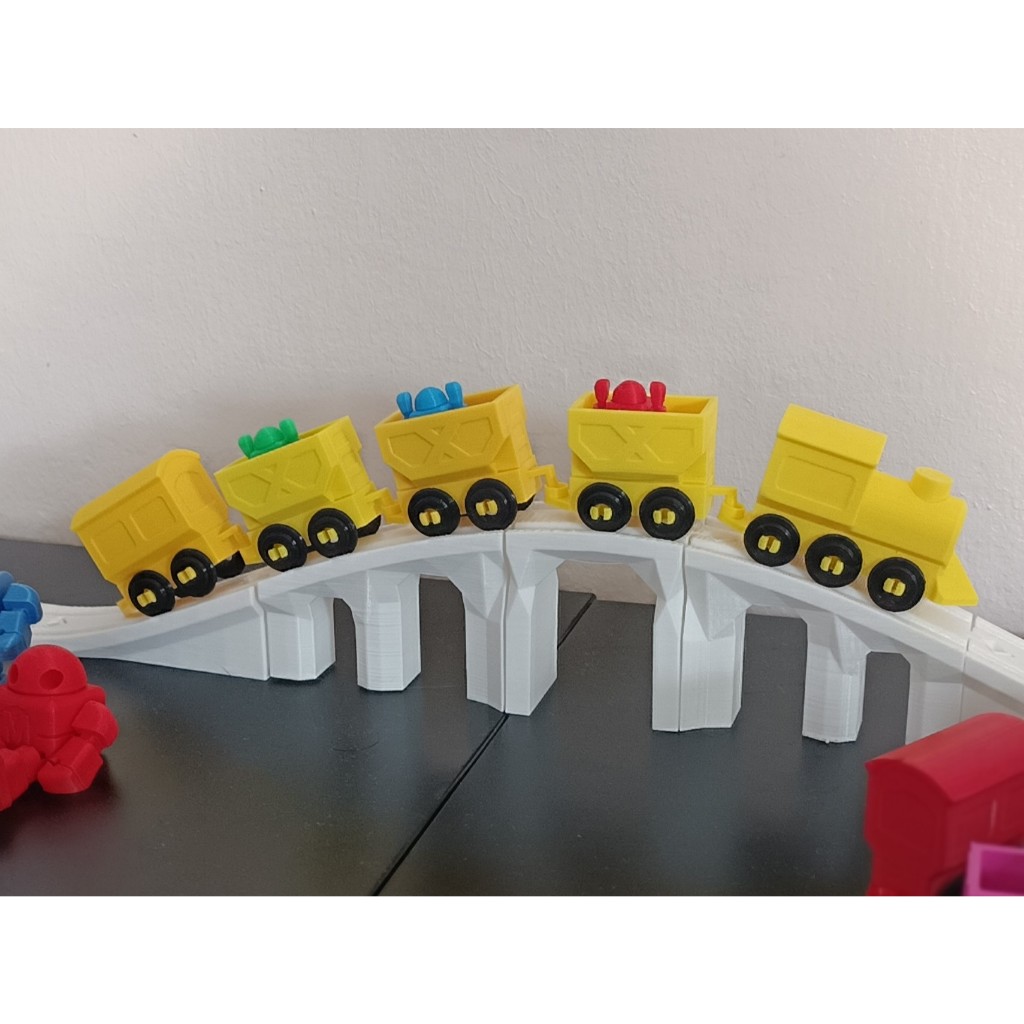 Toy Train Playset Locomotive Railway Track Kereta api Child | Shopee ...