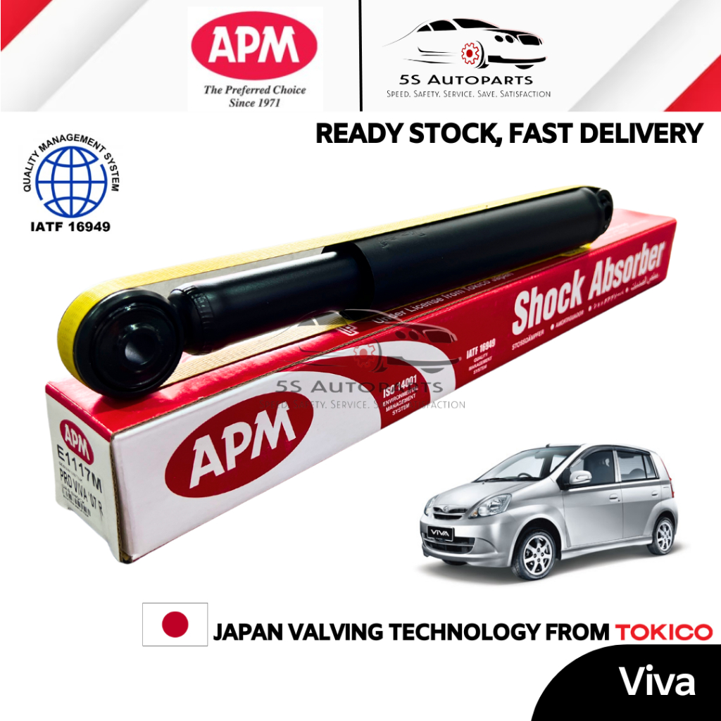 APM Perodua Viva Rear (Belakang) Gas Shock Absorber | Shopee Malaysia