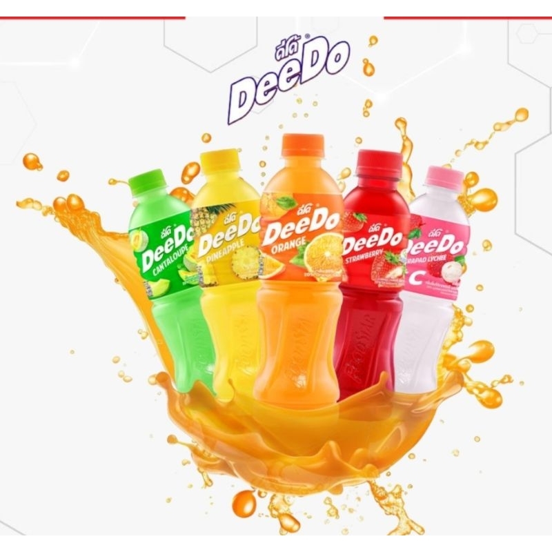 DEEDO FRUIT STRAWBERRY/MELON/LYCHEE/PINEAPPLE/ORANGE 450ML | Shopee Malaysia