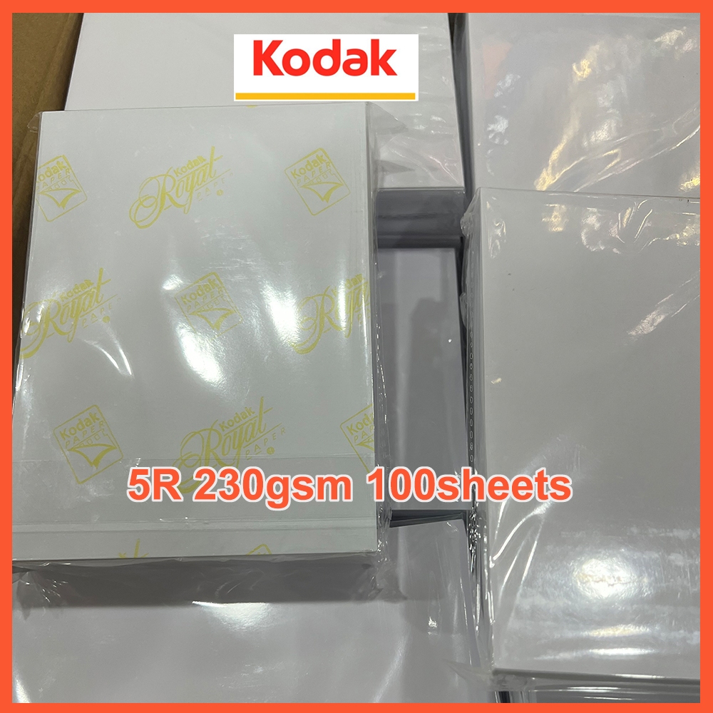 Kodak 5R Glossy Photo Paper 230gsm 100sheets | Shopee Malaysia