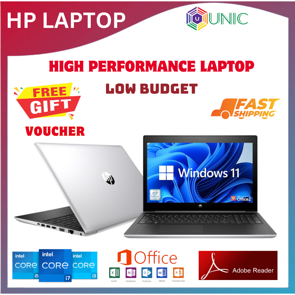 HP Laptop Brand Mix Model i3/i5/i7/AMD 6TH 8TH GEN LAPTOP [ Refurbished ...