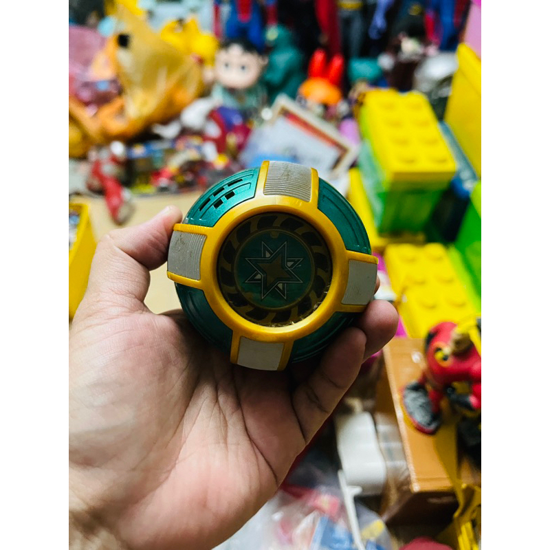 USED Power Rangers Ninja Storm Green Samurai Cyclone Morpher Shuriken ...
