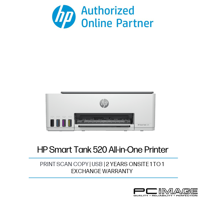 HP Smart Tank 520 A4 Color Inkjet All-In-One Printer Print/Scan/Copy ...