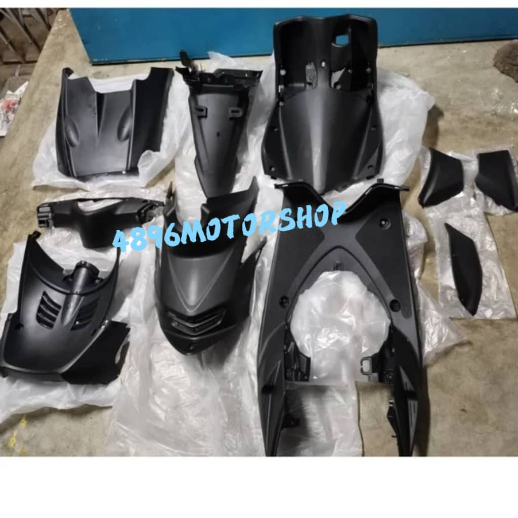 HLD SKUTER SCOOTER YAMAHA EGO S EGOS EGO-S INNERSET INNER COVER SET KAVER CAVER HITAM ( 10 PCS ...